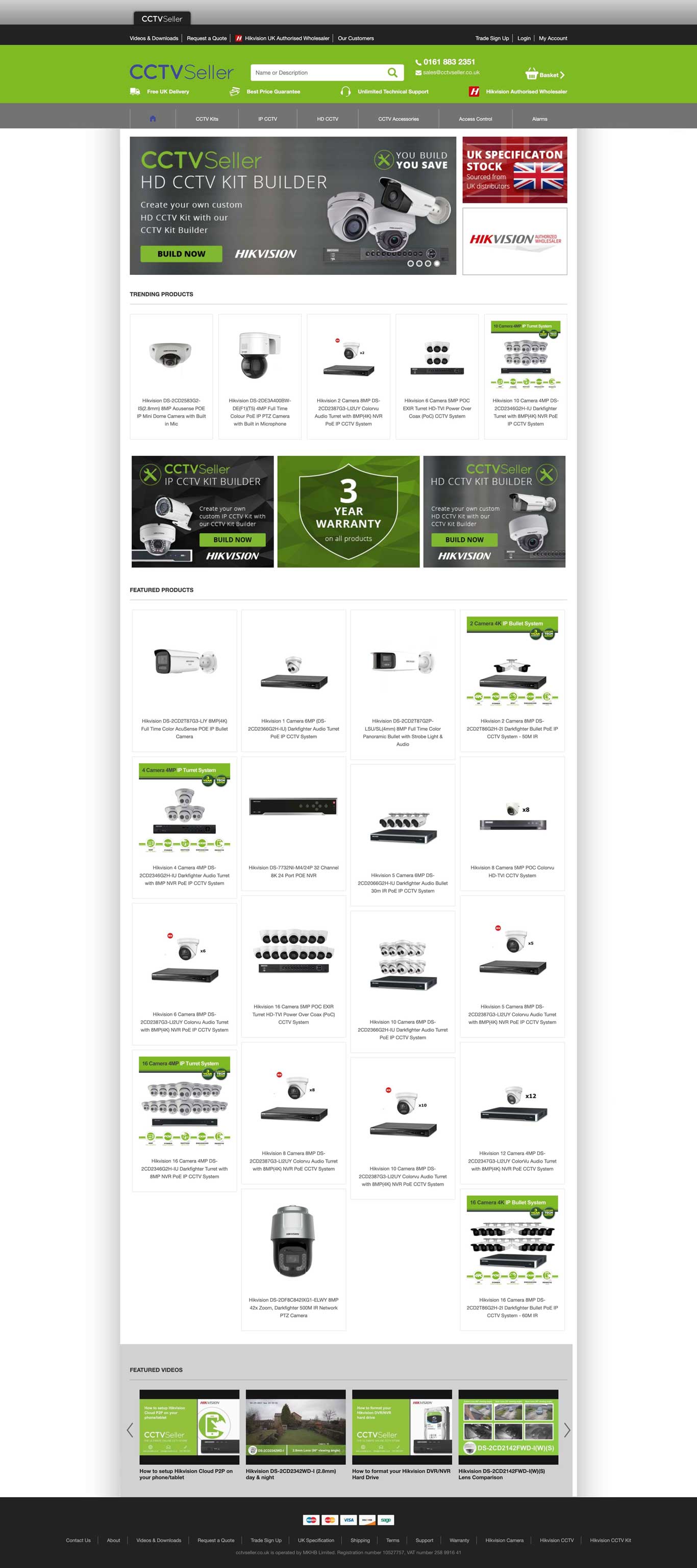 CCTV Seller | The Smarter Web Company Web Design Portfolio